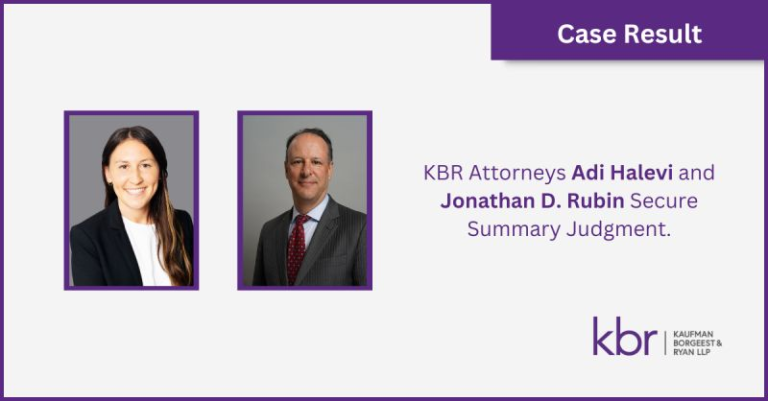 Congratulations to KBR attorneys Adi Halevi and Jonathan Rubin on ...